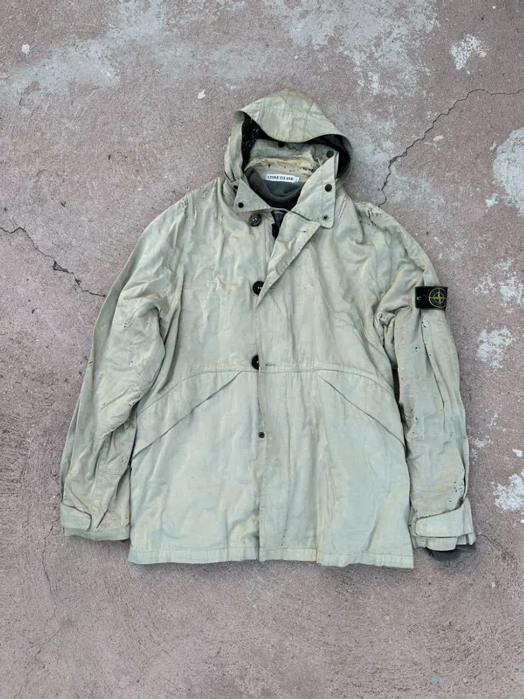 Pre-owned Stone Island X Vintage Stone Island Vintage Jacket Raso ...