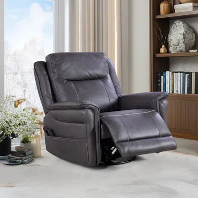 Streamdale Furniture Streamdale Motorized Rocking Swivel Recliner With ...
