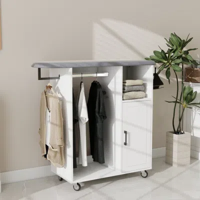 Streamdale Furniture Streamdale Rolling Ironing Cabinet All-in-one ...