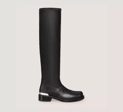 Stuart Weitzman Mercer Bold Sw Logo Slouch Boot The Sw Outlet In Black ...