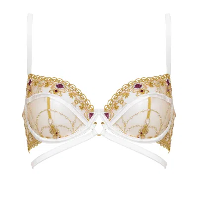 Studio Pia Women's White Matilda Balconette Bra In Ivory | ModeSens
