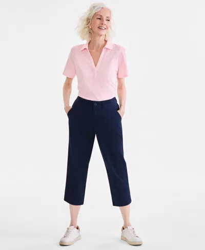 Style & Co Petite Comfort Mid-rise Capri Pants, Exclusively At Macy's ...