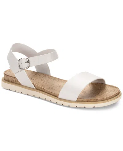 Style & Co Women's Mayaa Flat Sandals, Exclusively At Macy's In Wht ...