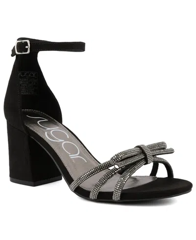 Sugar Women's Nixie Rhinestone Dress Sandals In Black Micro | ModeSens