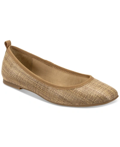 Sun + Stone Women's Avvery Ballet Flats, Created For Macy's In Brown ...
