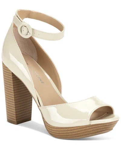Sun + Stone Women's Reeta Peep Toe Block Heel Platform Sandals, Created ...