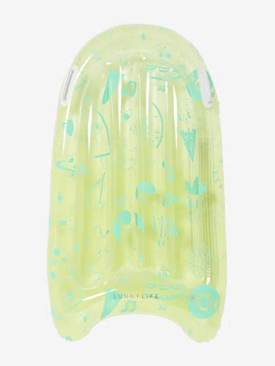 Sunnylife Kids The Sea Inflatable Boogie Board In Green | ModeSens