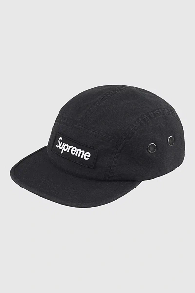 Supreme Military Camp Cap Ss25 In Black, Men's At Urban Outfitters ...