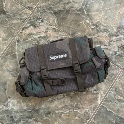 Pre-owned Supreme Mini Duffle Bag Ss24 In Camo | ModeSens