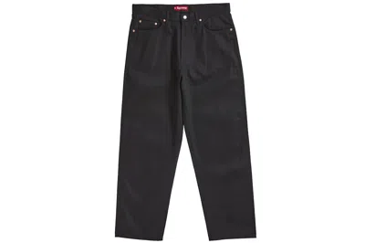 Pre-owned Supreme Rigid Baggy Selvedge Jean (ss25) Rigid Black | ModeSens