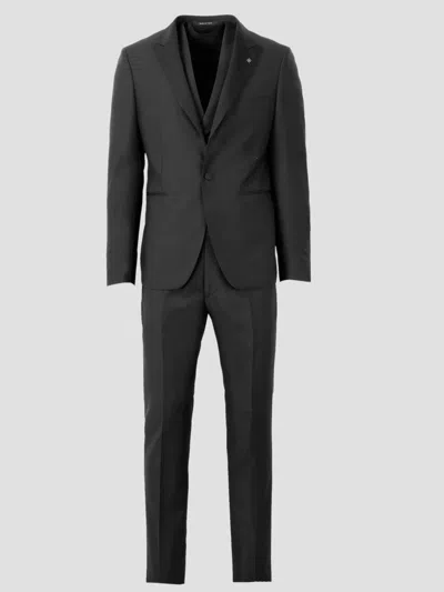 Tagliatore Smoking Suit In Black | ModeSens