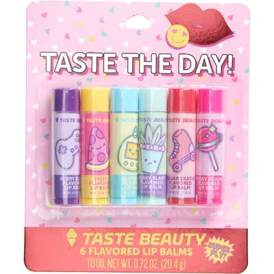 Taste Beauty Kids' Taste The Day Assorted 6-pack Flavored Lip Balm Set ...