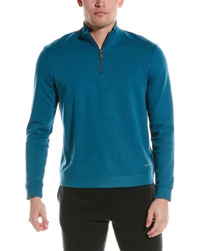Ted Baker Antram 1/2-zip Pullover In Blue | ModeSens