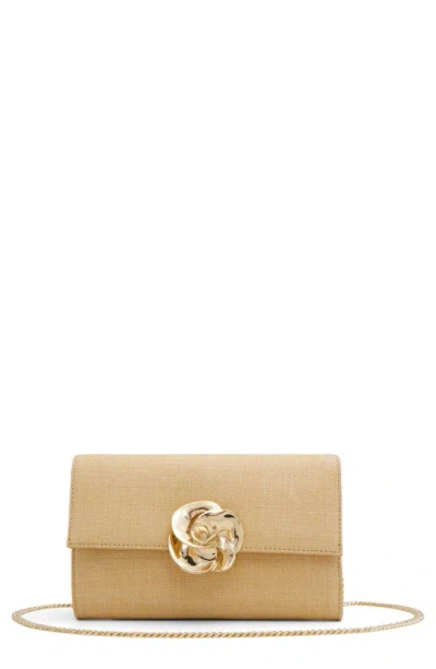 Ted Baker Kira Rose Raffia Clutch In Natural Raffia | ModeSens