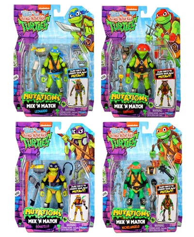 Teenage Mutant Ninja Turtles Kids' Mix And Match Turtles 6 Pack Play ...