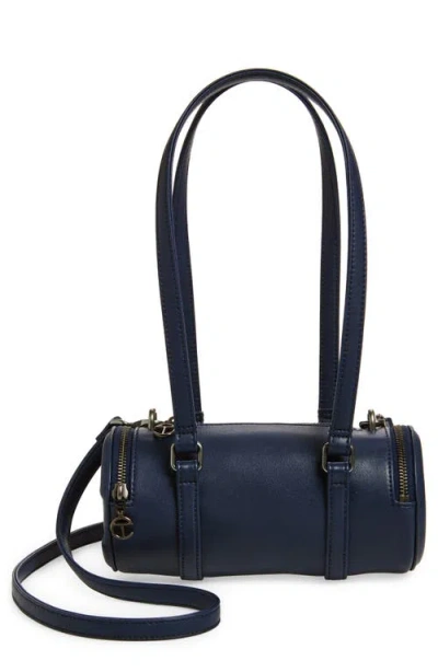 Telfar Small Faux Leather Duffle Bag In Navy | ModeSens