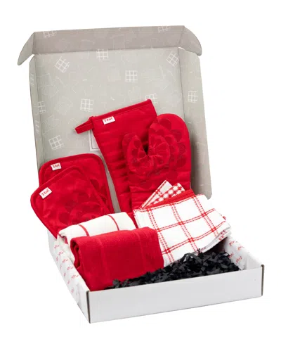 T-fal Complete Collection 7 Piece Gift Set In Red | ModeSens