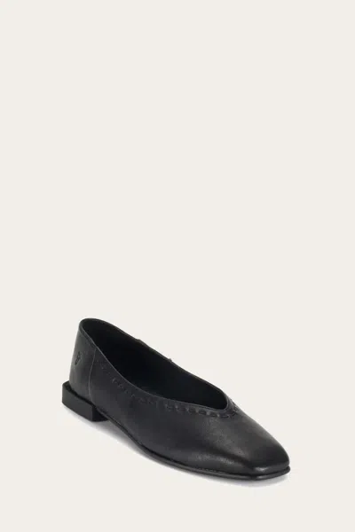The Frye Company Frye Claire Flats In Black | ModeSens