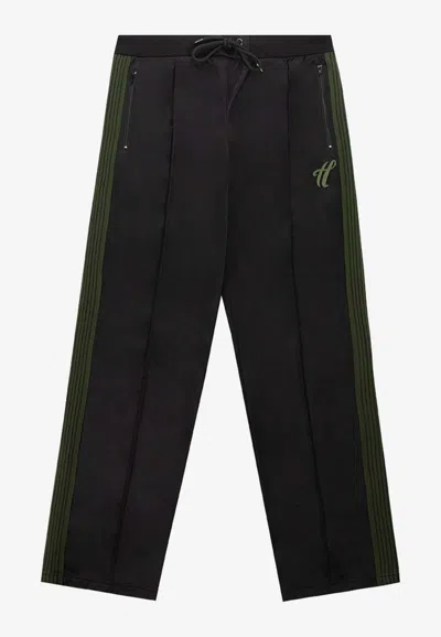 The Hundreds Script Logo-embroidered Track Pants In Black | ModeSens
