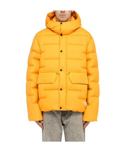 The North Face Long-sleeved Hooded Down Jacket In Yellow | ModeSens