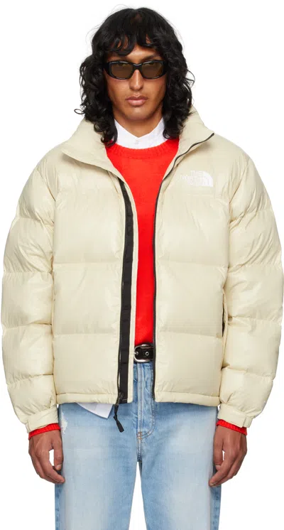 The North Face Ssense Exclusive Beige 1996 Retro Nuptse Down Jacket In 38g Gravel-shine | ModeSens