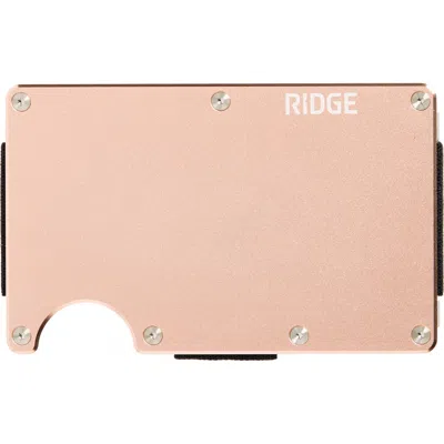 The Ridge Rfid-blocking Aluminum Money Clip Wallet In Forged Carbon ...