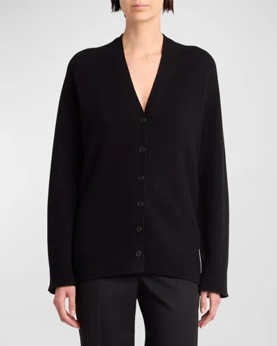 The Row Harko Cashmere Cardigan In Black | ModeSens