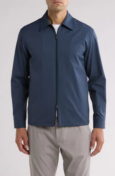Theory Clyfford Neoteric Shirt Jacket In Air Force | ModeSens