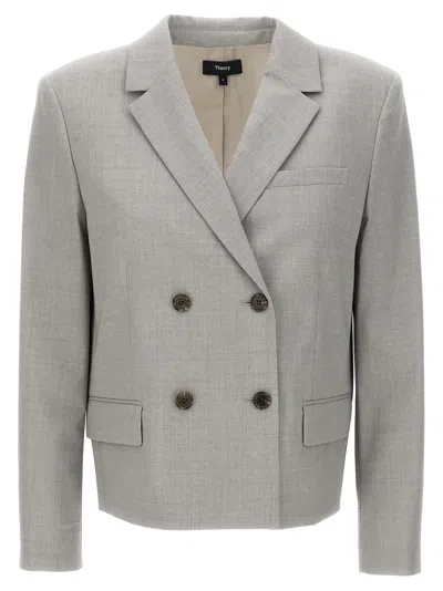 Theory Double Breasted Blazer