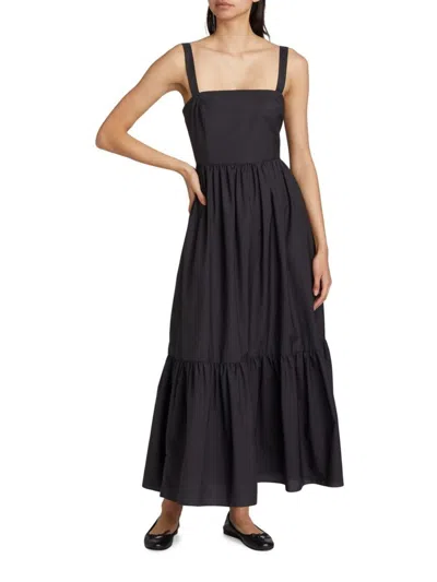 Theory Women's Tiered Maxi Dress In Black | ModeSens