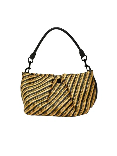 Think Royln Savannah Diagonal Stripe In Dune Raffia Stripe In Multi ...