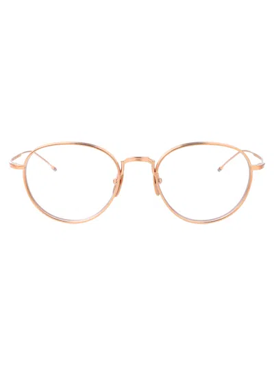 Thom Browne Ueo119a-g0001 Glasses In Rose Gold | ModeSens