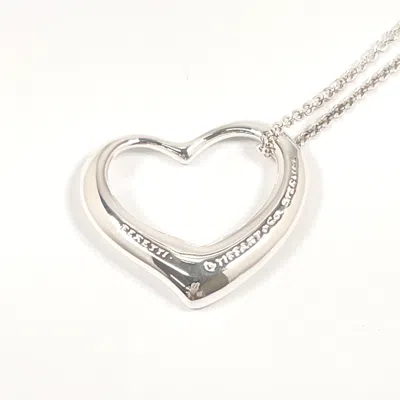 Tiffany & Co Open Heart Necklace Sterling Silver | ModeSens