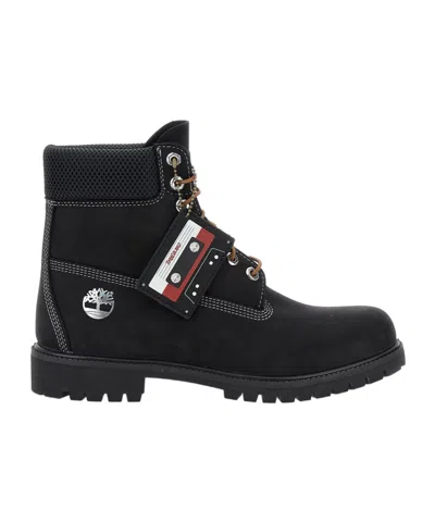 Timberland Laced Boots In Black | ModeSens