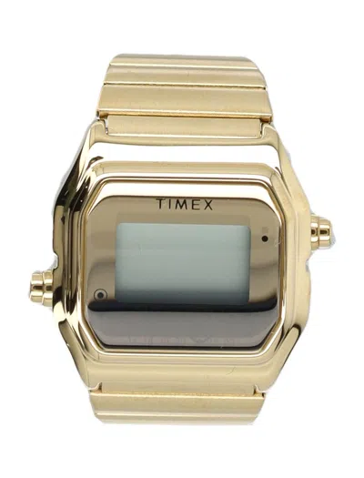 Timex X Mm6 Mm6 Timex Gold Digital Ring Watch | ModeSens