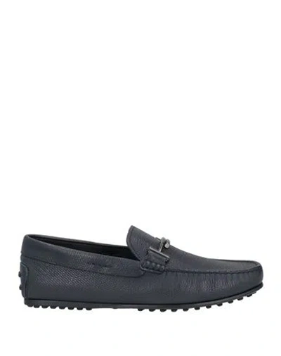 Tod's Man Loafers Midnight Blue Size 7 Leather | ModeSens