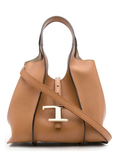 Tod's Women's T Timeless Mini Shopping Bag In Buff | ModeSens