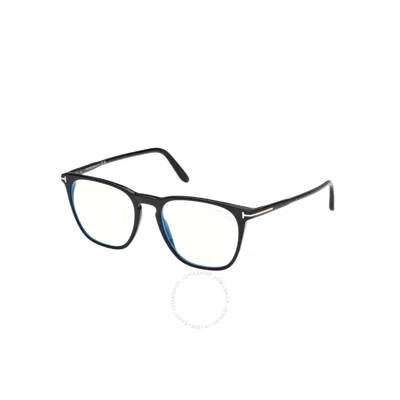 Tom Ford Blue Light Block Square Men's Eyeglasses Ft5937-b 001 52 In ...