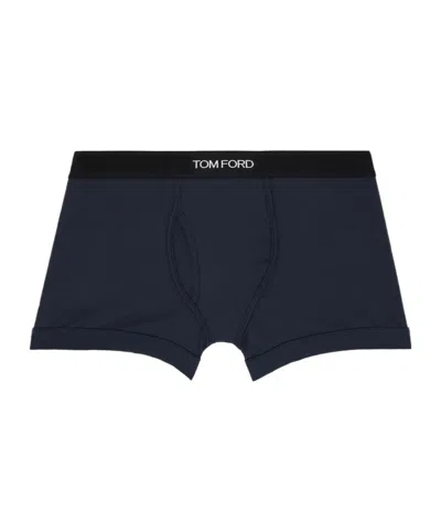 Tom Ford Navy Classic Fit Boxer Briefs | ModeSens