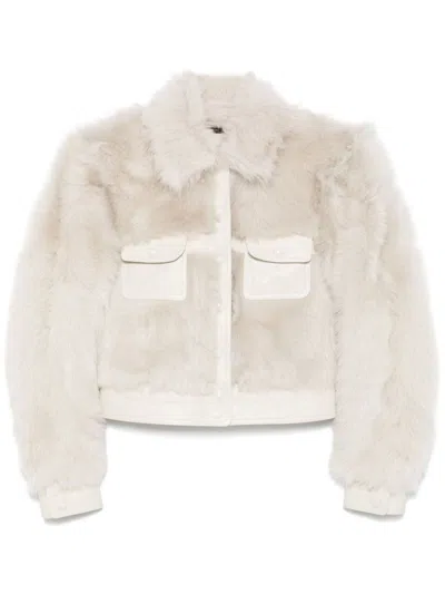 Tom Ford Western Jacket In Soft Goatskin Shearling And Lux Wheat In ...