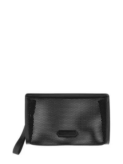 Tom Ford Men Pouch Mesh In Black | ModeSens