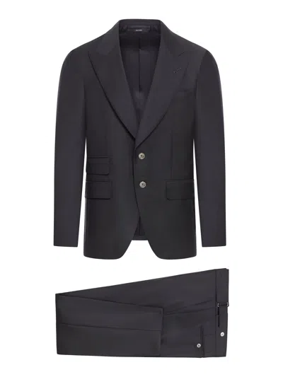 Tom Ford Wool Mohair Atticus Suit In Black | ModeSens
