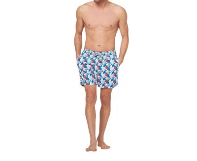 Tom & Teddy Men's Swim Trunks In Puffin In Multi | ModeSens
