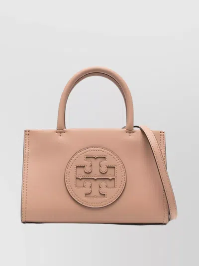 Tory Burch Circular Top Handle Calf Leather Tote Bag In Brown | ModeSens