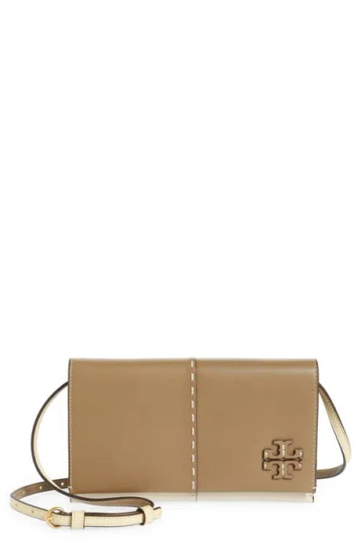 Tory Burch Mcgraw Colorblock Leather Wallet Crossbody Bag In ...