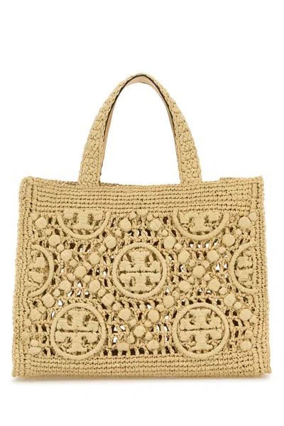 Tory Burch Raffia Handbag In Brown | ModeSens