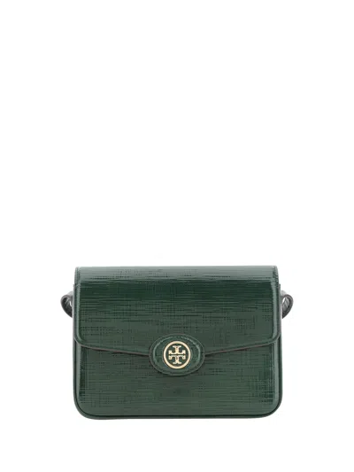 Tory Burch Robinson Shoulder Bag In Evergreen | ModeSens