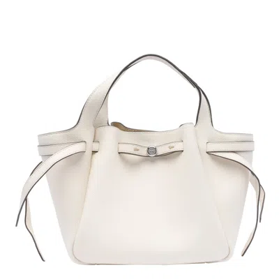 Tory Burch Romy Boston Bag In White | ModeSens