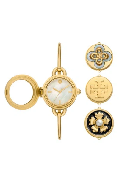 Tory Burch The Mille Bangle Watch Set, 27mm In Gold | ModeSens