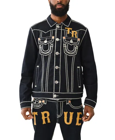 True Religion Jimmy Denim Jacket In 2s Body Rinse | ModeSens